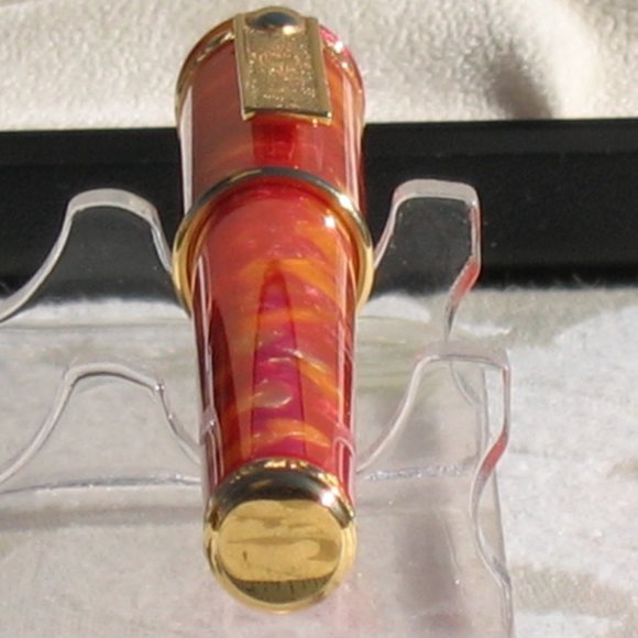 Signum | Office | Signum Ornamenta Red Celluloid Vermeil Gold Fpen ...